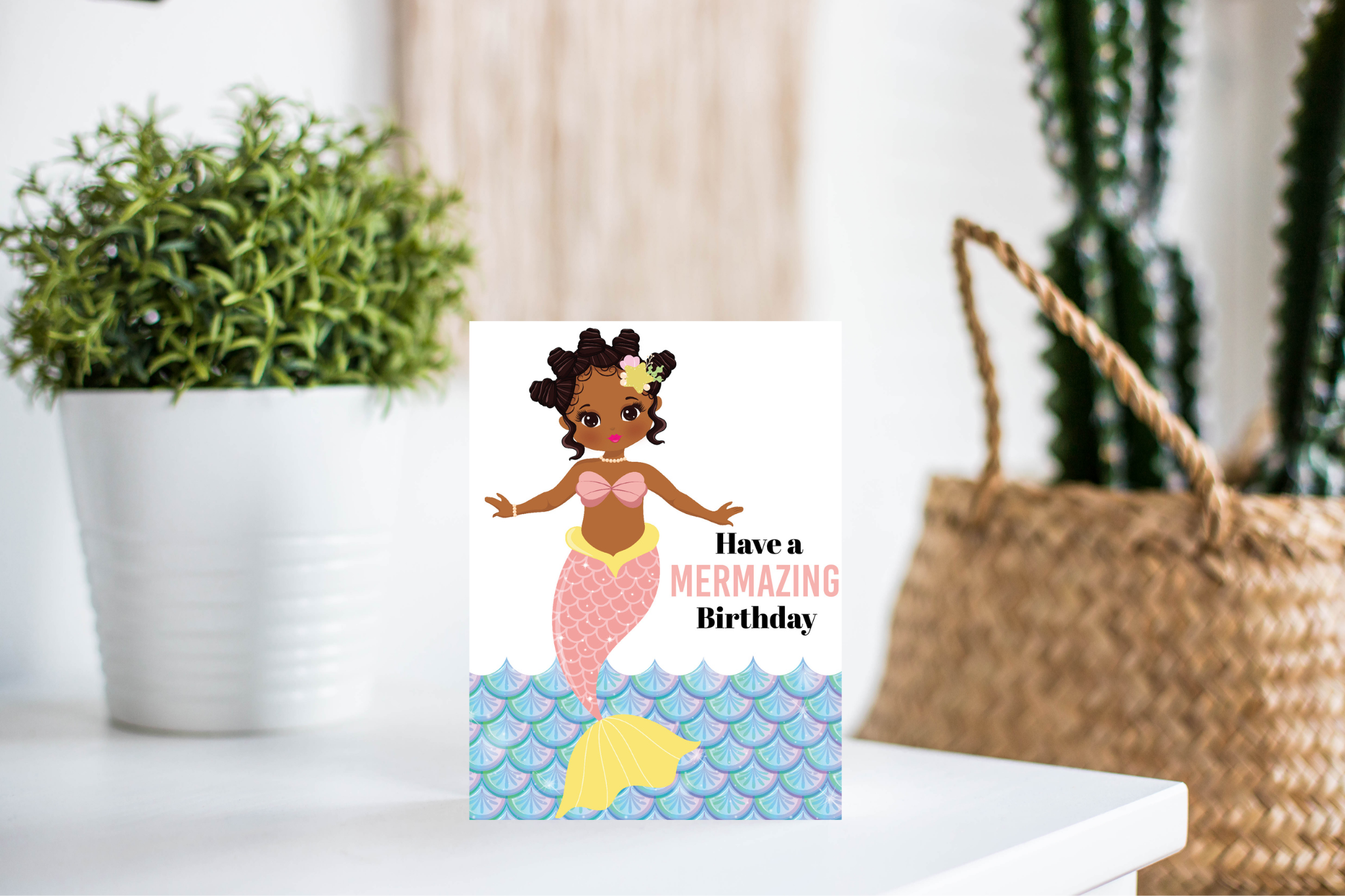Mermazing Birthday Girl Mermaid – Mint Greetings Inc.